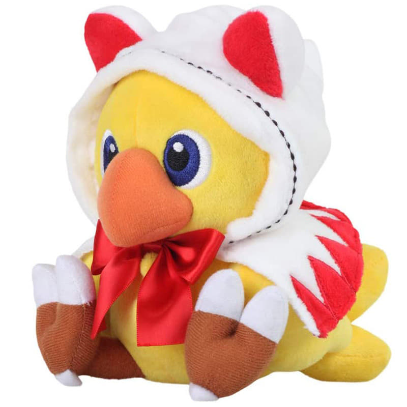 Plush toy CHOCOBO (WHITE MAGICIAN) Plush toy 「 Chocobo-no Fushigi na ...