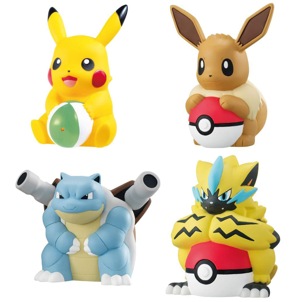 4-Type Set "Wawai Mizuasobi in Pocket Monsters Ofuro" | Goods ...