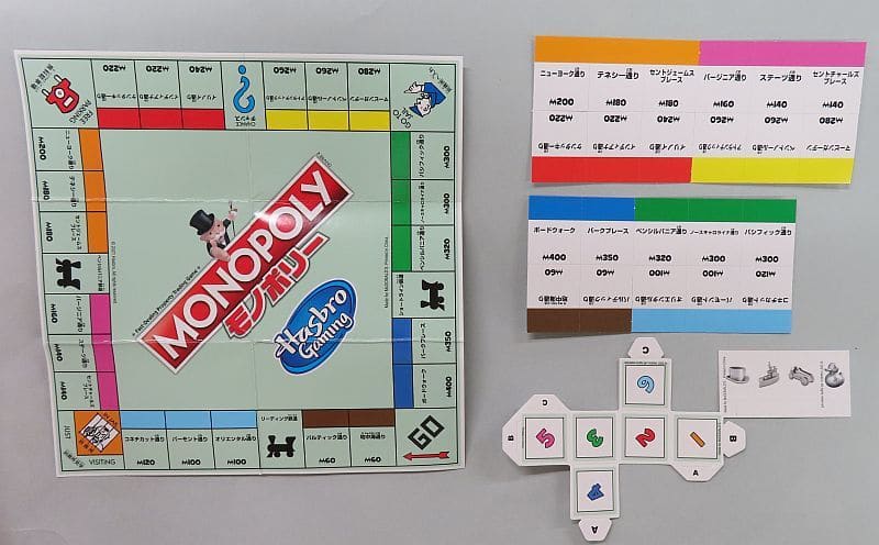 Happy Set Monopoly "Party Game by HASBRO, Part 2" Happy Set | Toy Hobby ...