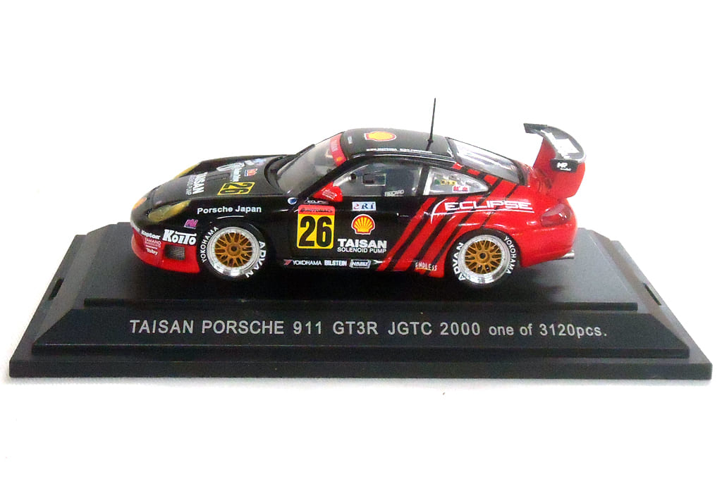 Minicar 1/43 TAISAN PORSCHE 911 GT3R JGTC KOITO #26 (Black x Red ...