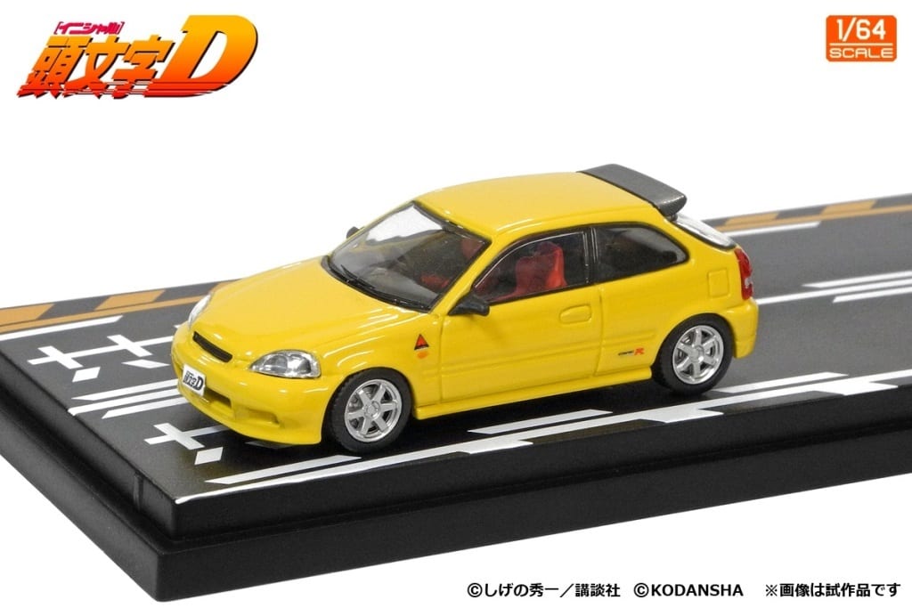 Minicar 1/64 Ninomiya Daiki Civic (EK9) & Smiley Sakai Integra (DC2 ...