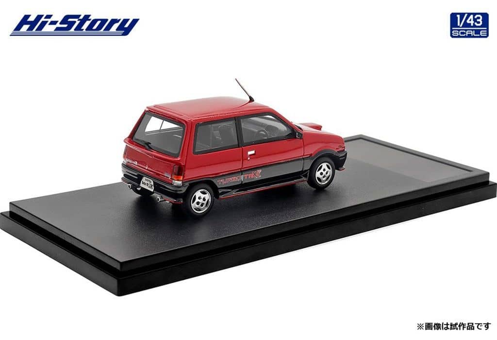1/43 DAIHATSU MIRA Turbo TR-XX 1985 two tone (Red x Black) [HS423RE ...