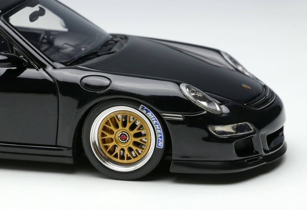 1/43 Porsche 911 (997) GT3RS 2007 BBS LM Wheel (Black) [EM711A] | Toy ...