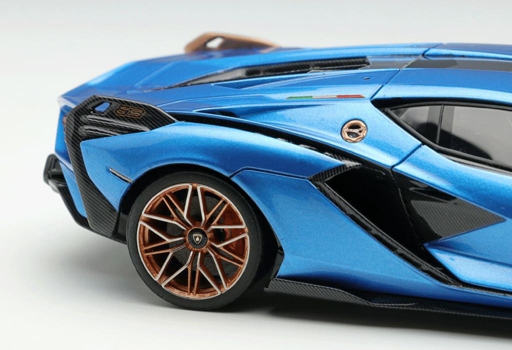 1/43 Lamborghini Sian FKP37 2019 (Blue Eye Gil) [EM533D] | Toy Hobby ...