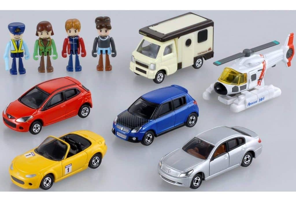 Minicar Super Auto Tomica tomica Building! Drive Car Set (6 Sets ...
