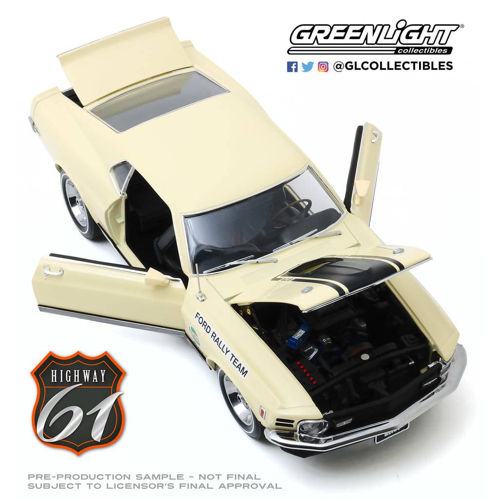 Minicar 1/18 Highway 61 - 1970 Ford Mustang Mach 1 - Competition ...