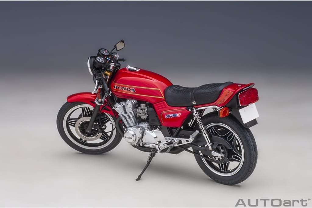 1/12 Honda CB750F (Red x Black) Koma County Helmet Included "Baribari ...