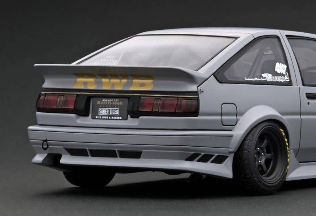 1/18 RWB AE86 (Matte Gray) [IG2607] | Toy Hobby | Suruga-ya.com