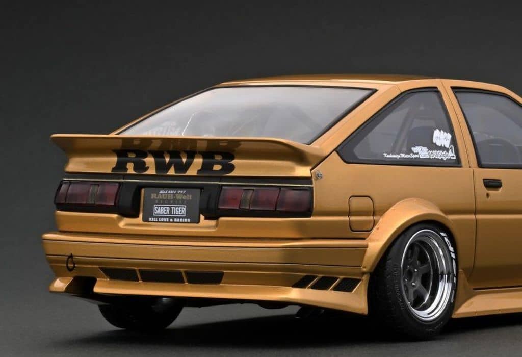 1/18 RWB AE86 (Gold) [IG2608] | Toy Hobby | Suruga-ya.com