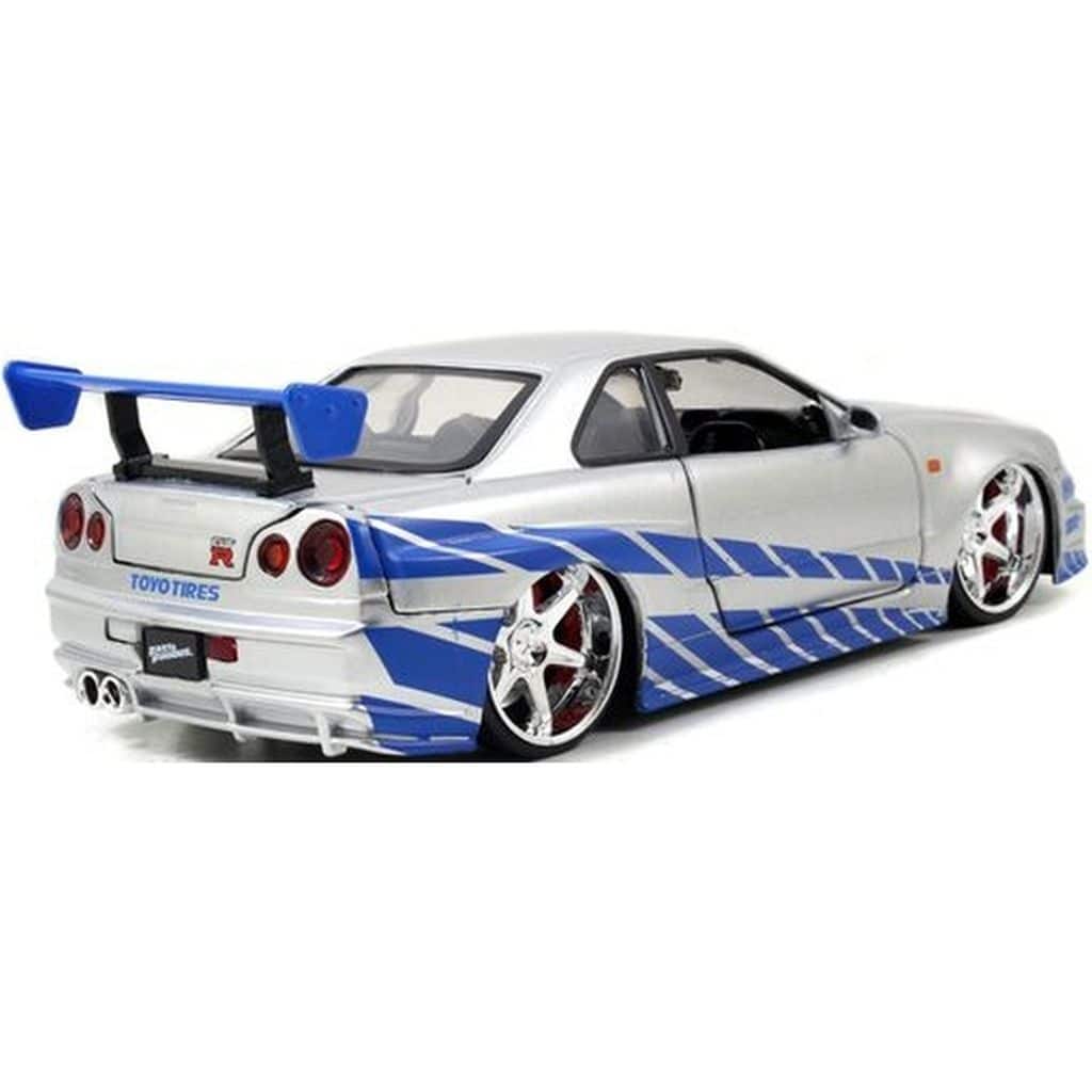 1/24 Brian 2002 Nissan Skyline GT-R R34 (Silver) "Wild Speed Series ...