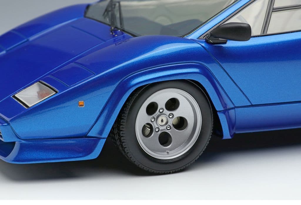 Minicar 1/18 Lamborghini Countach LP5000S 1982 (Metallic Blue x White ...