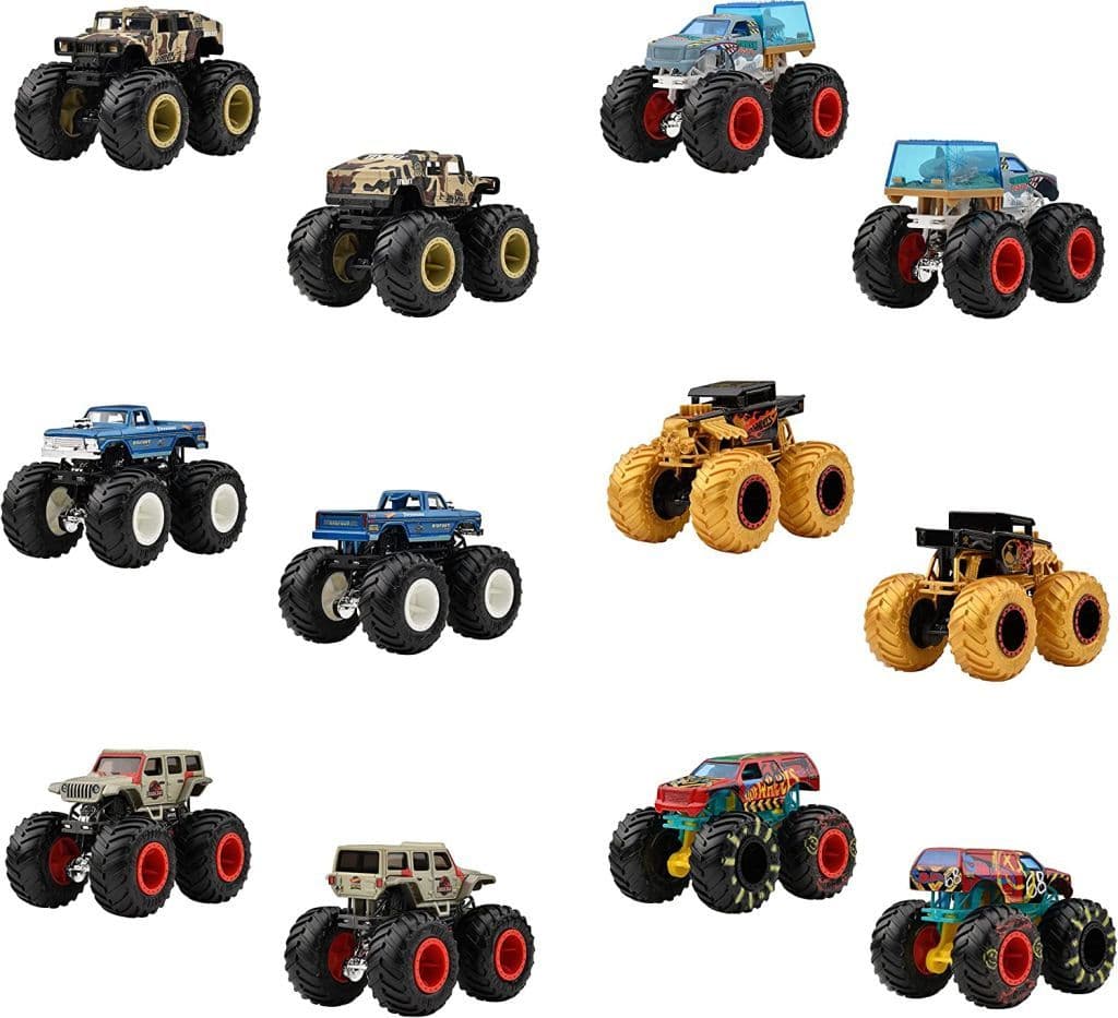 Minicar 1/64 Hot Wheels Monster Truck 8 pieces Assorted [FYJ44-987F ...