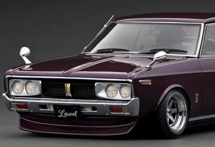 Minicar 1/18 Nissan Laurel 2000 SGX C130 (Purple) [IG3039] | Toy Hobby ...