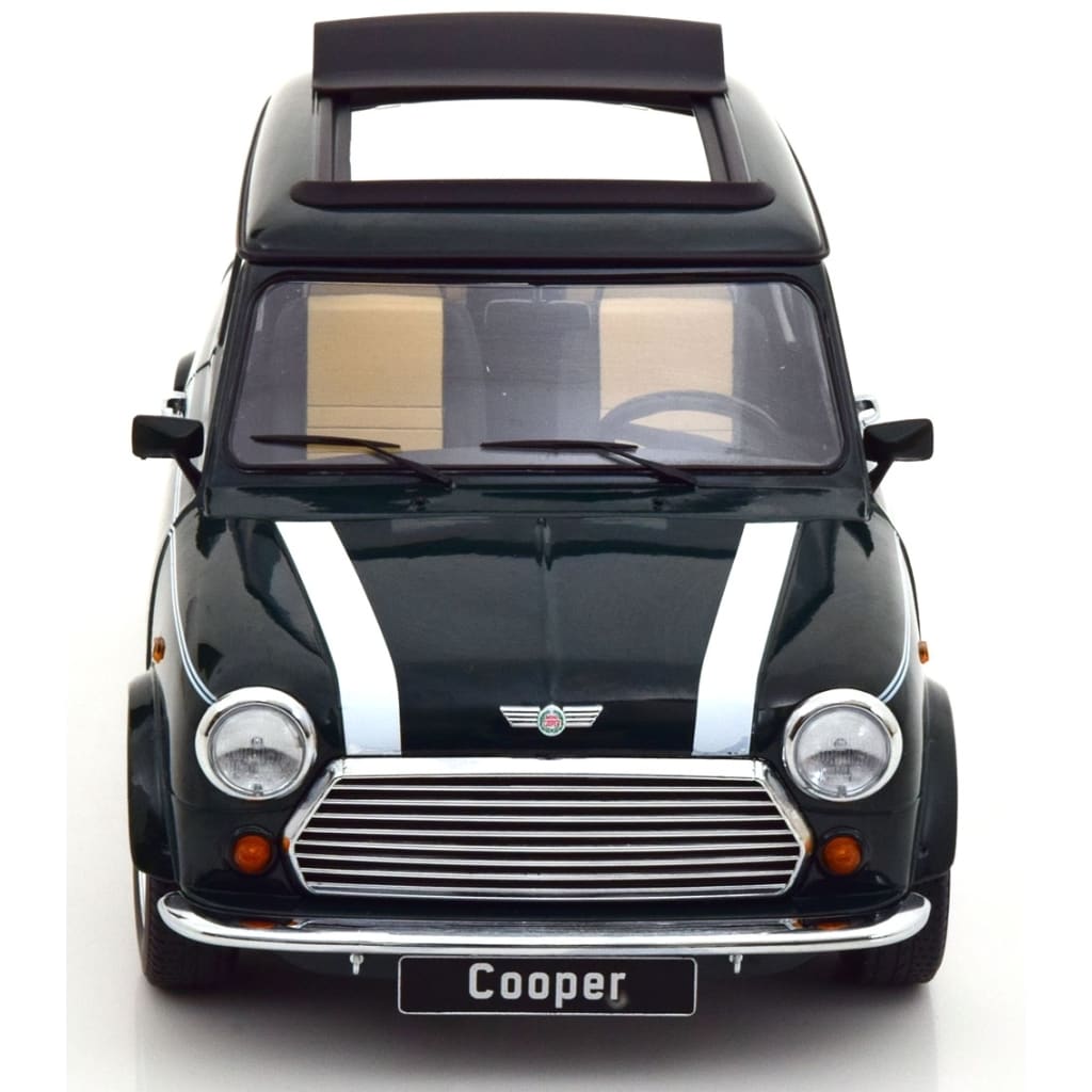 Minicar 1/12 Mini Cooper Sunroof Left Hand Drive (Dark Green x White ...