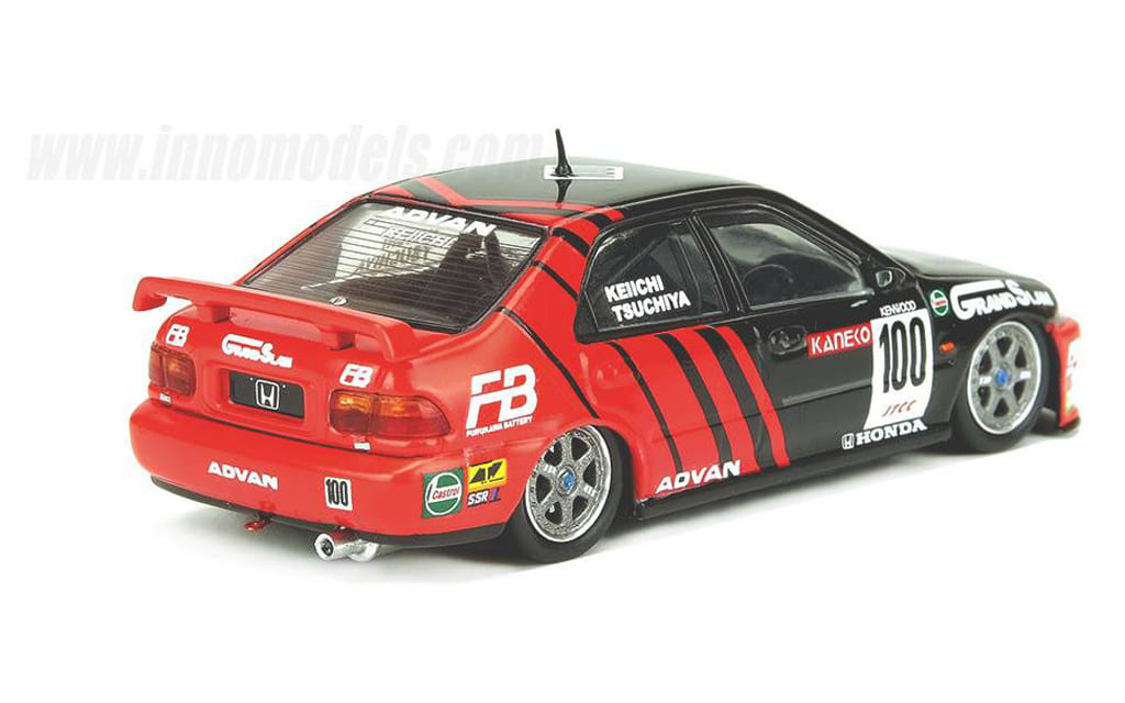 Minicar 1/64 Honda Civic Ferio Gr. A ADVAN Keiichi Tsuchiya JTCC 1995 ...