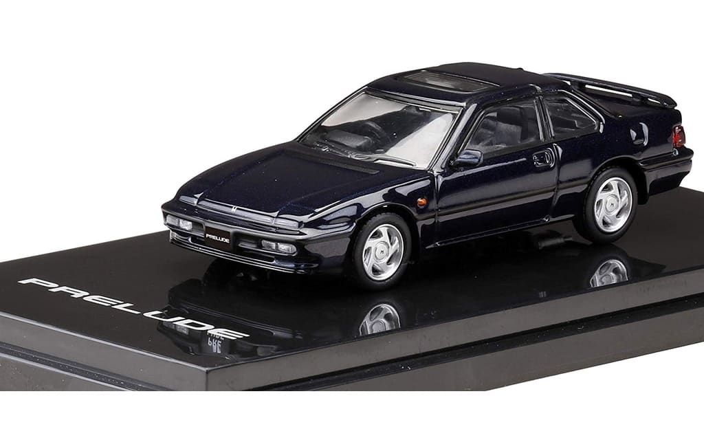 Minicar 1/64 Honda Prelude Si BA5 1989 Special Color (Madison Blue Pearl) [HJ641002ABL] | Toy ...