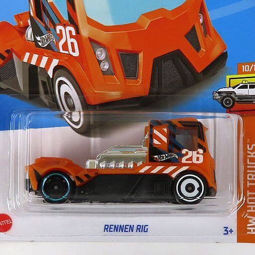 1/64 RENNEN RIG #26 (Orange x Silver x White) "Hot Wheels HW HOT TRUCKS ...
