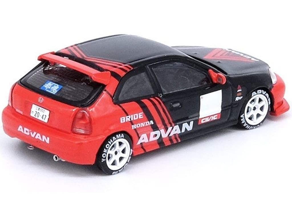 1/64 Honda Civic Type-R (EK9) "ADVAN" [IN64-EK9-AD] | Toy Hobby ...