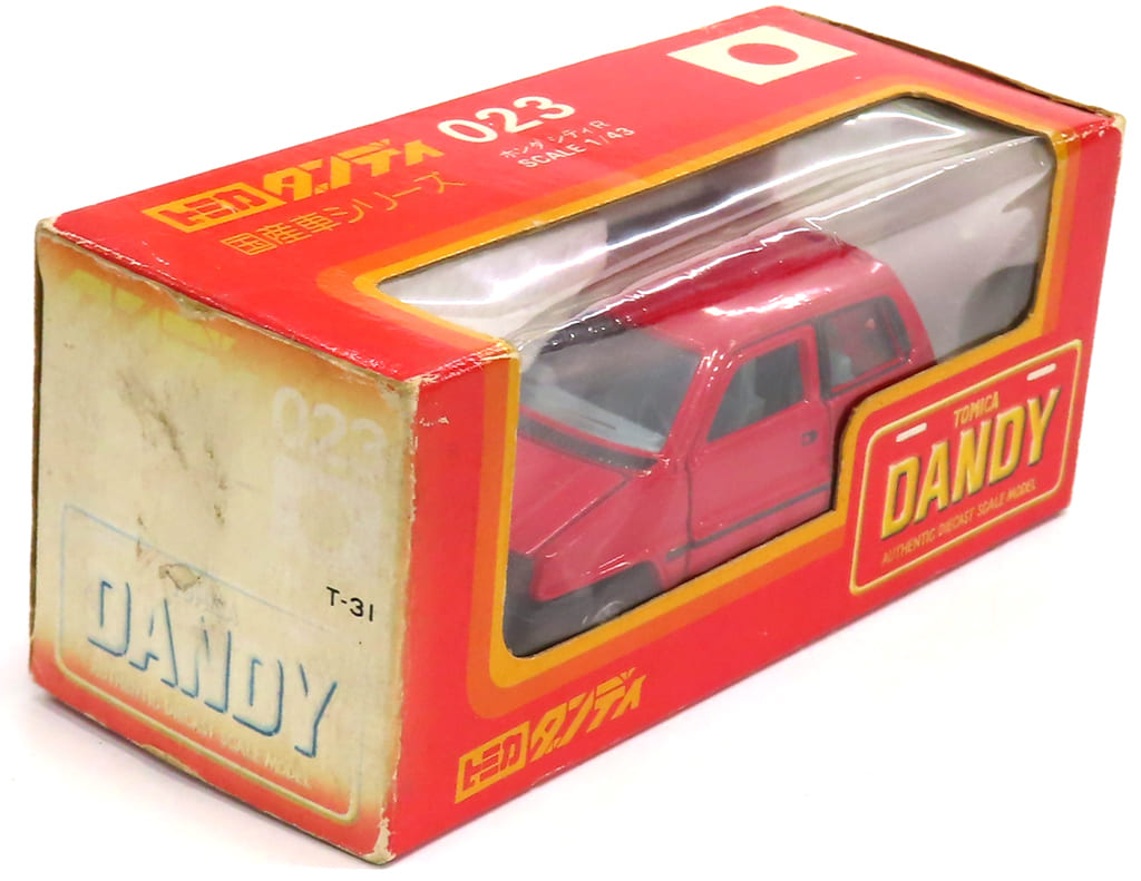[Box Damage] 1/43 Honda City R (Red) "Tomica Dandy Domestic Car Series ...
