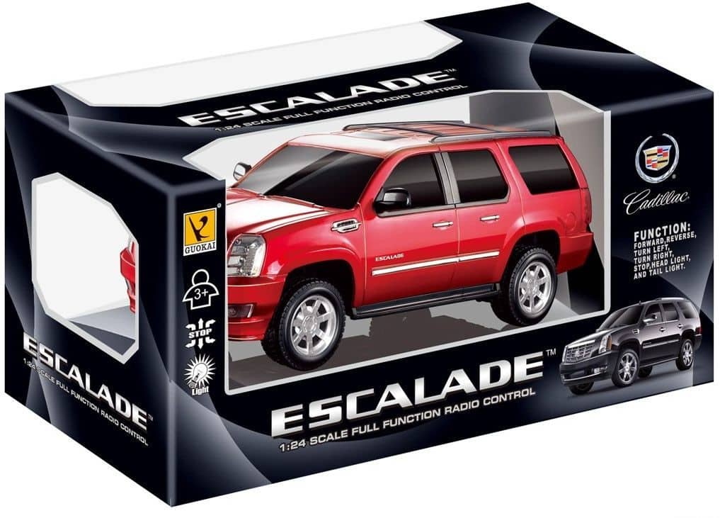 Radio control 1/24 Cadillac Escalade (Red) 2.4 GHz Specification | Toy ...