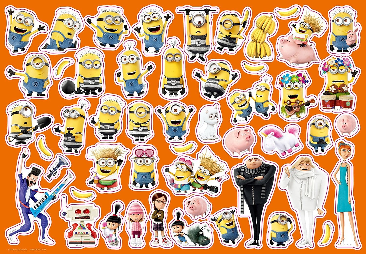 Minion Large Escape Seal Play by Kaito Group (50 Sheets) | Goods ...