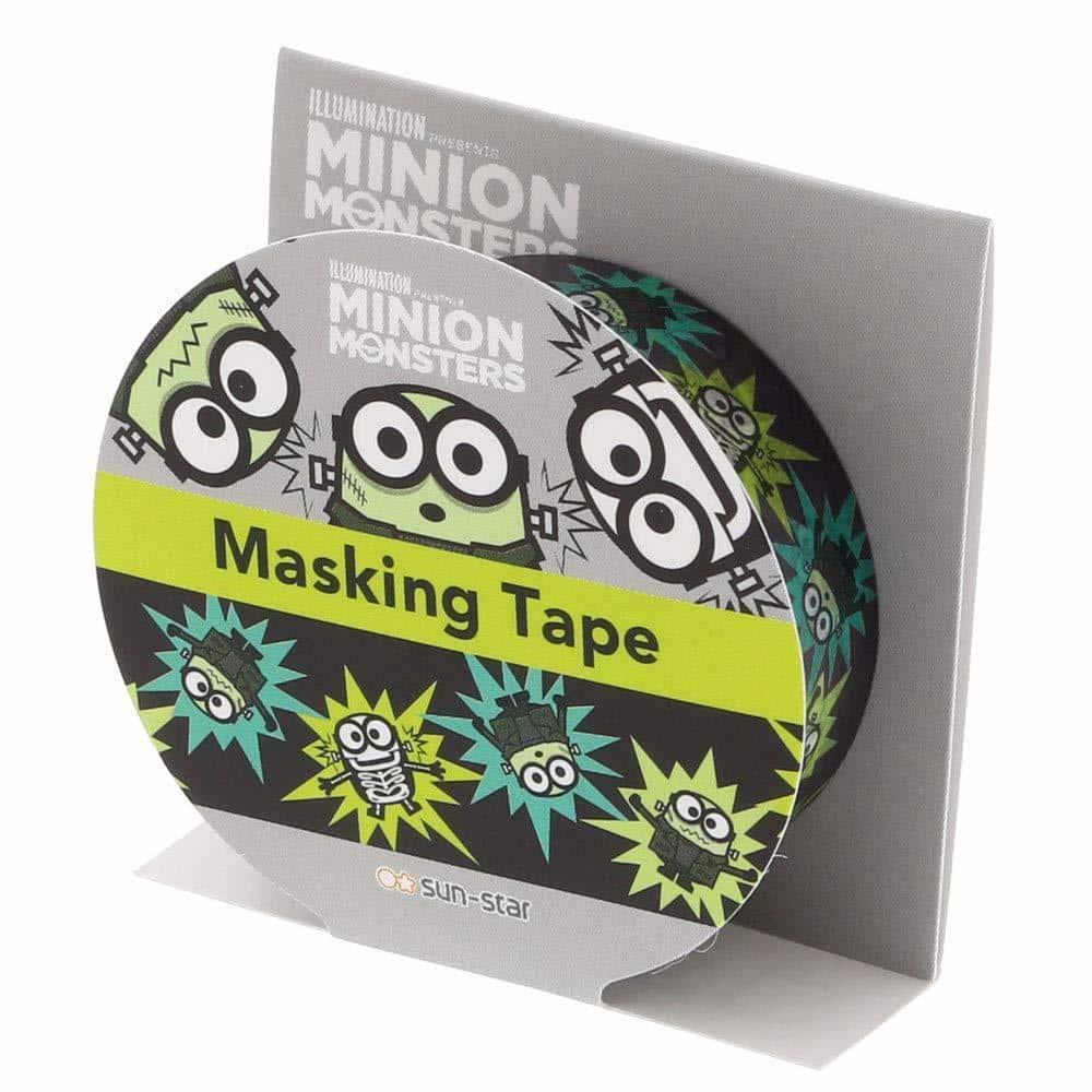 Black Minion Monsters masking tape "Kaitogu Rus' Leeds Minions" | Goods ...