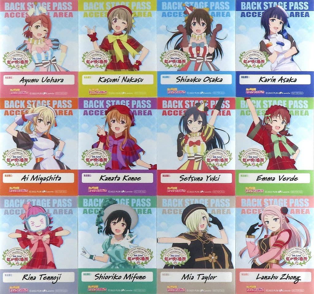 Sticker sticker [A la Carte] Pose Illustration Backstage Pass Style ...