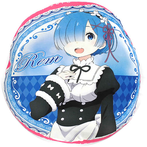 Rem & Ram (Upper Body) Chewy Round Cushion "Re:ZeRo Starting Life in ...