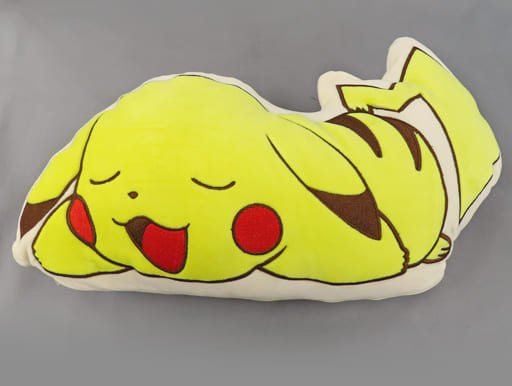 Pikachu (good night) Fluffy Blanket In-Cushion "Pocket Monsters ...