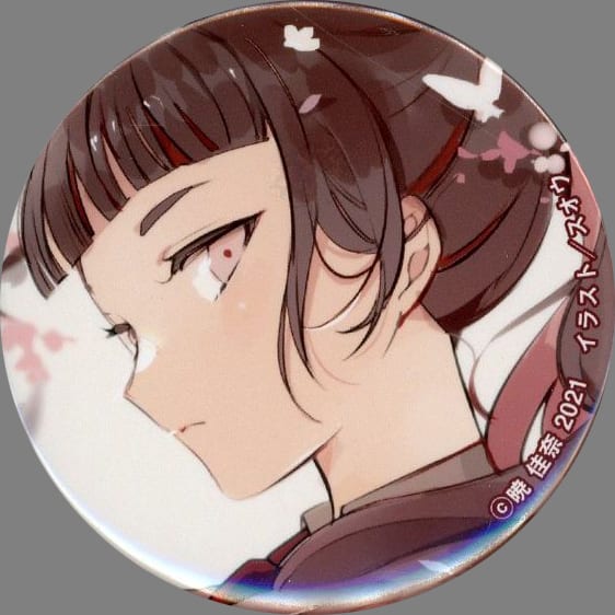 [A la Carte] Princess Taka Sakura & floral leaf Hinagiku metal badge 2 ...