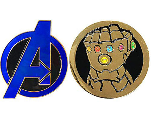 Pin Badge BOX Set (10 pcs) 「 Avengers / End Game 」 | Goods ...