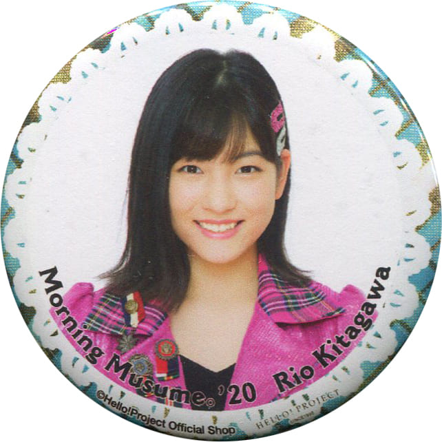 Rio Kitagawa (Morning Musume.' 20) Solo Visual metal badge 2-piece Set ...