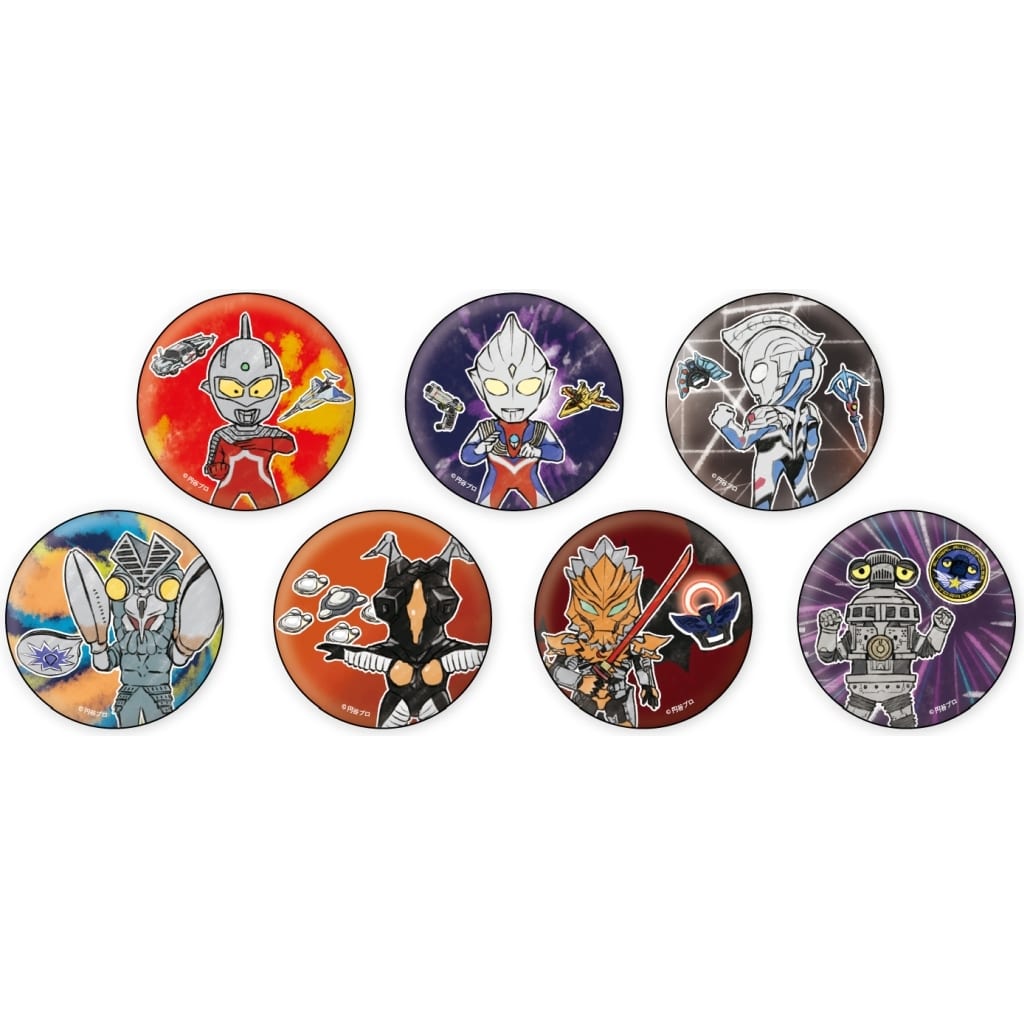 [Box] ULTRAMAN Series metal badge 07. Graphic Art Illustration | Goods ...