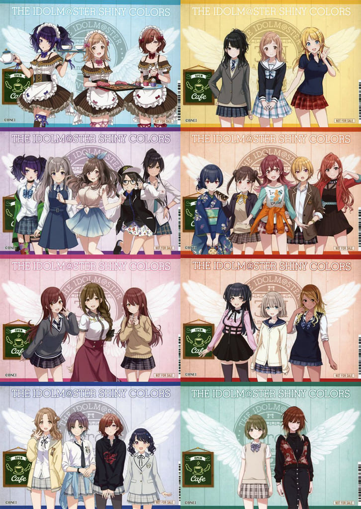 All 8 Types Set : Bromide 「 idol Master Shiny Colors 3 rd Anniversary ...