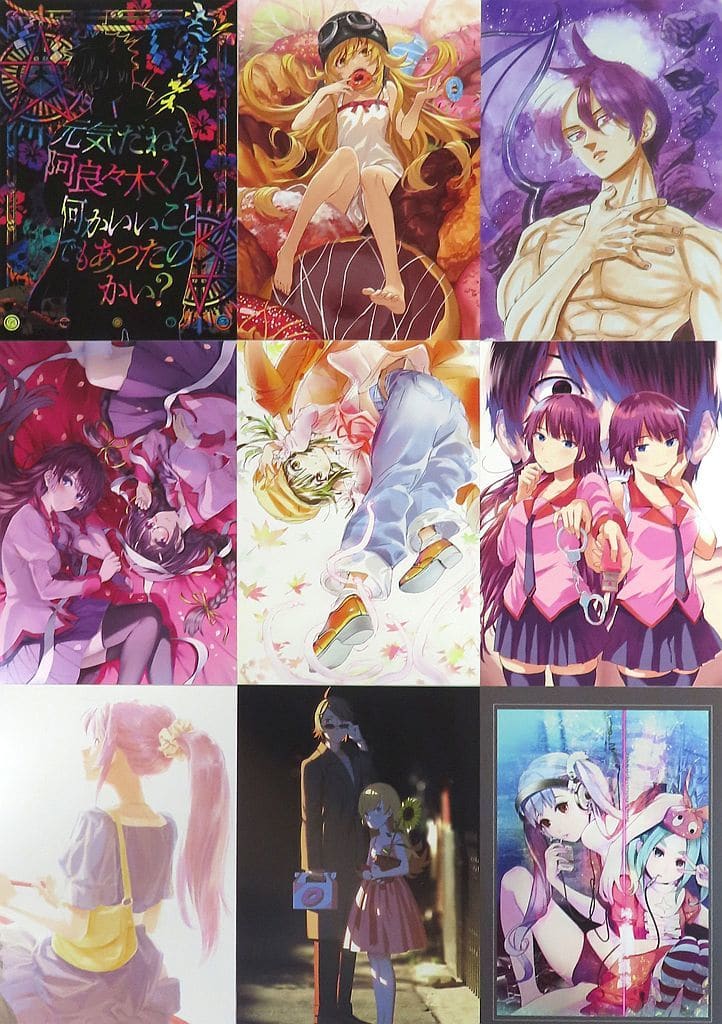 Character card [Single Item] Set of 9 color illustration cards "Comic ...