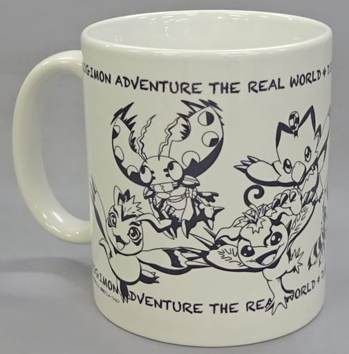 DIGIMON ADVENTURE Mug 「 DIGIMON ADVENTURE Adventure THE REAL WORLD ...