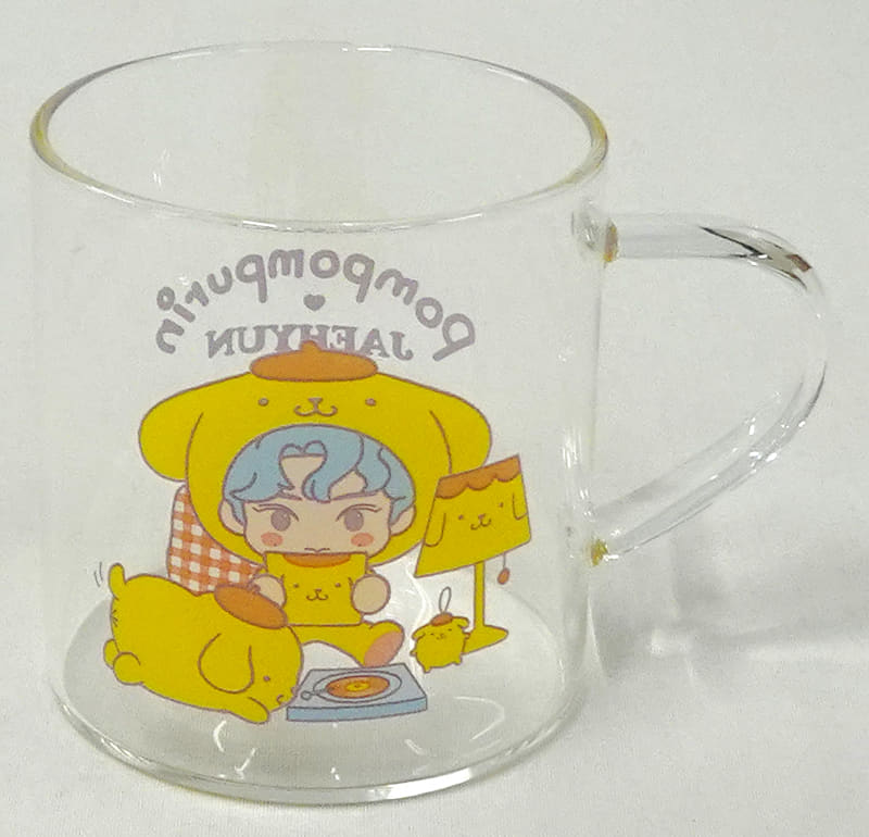 Mug / Teacup Bong Jae-hyun x Pom Pom Purin Glass Cup Set "NCT× Sanrio ...