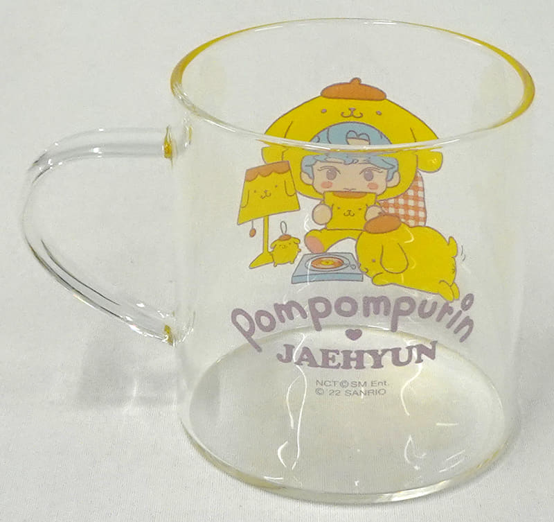 Mug / Teacup Bong Jae-hyun x Pom Pom Purin Glass Cup Set "NCT× Sanrio ...