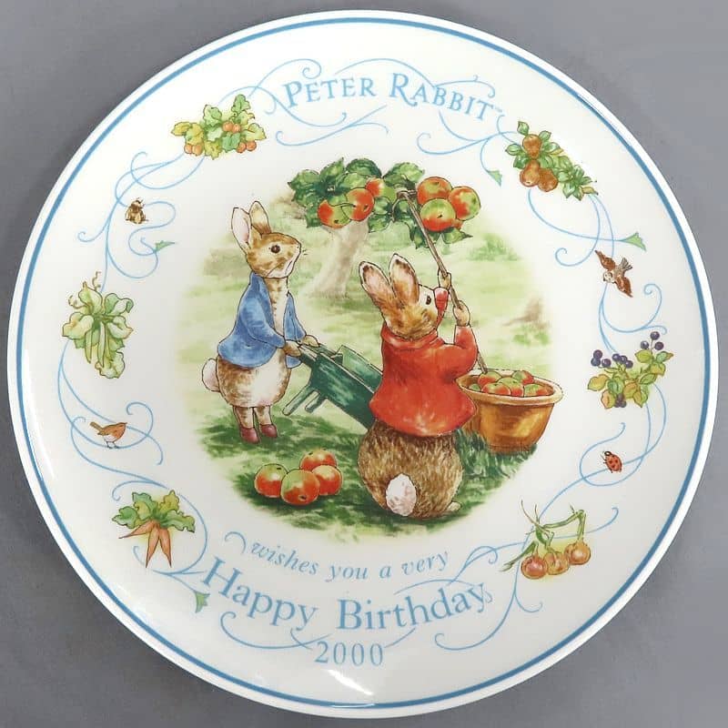 Plates and bowls Peter Rabbit Birthday Plate (2000)' Peter Rabbit ...