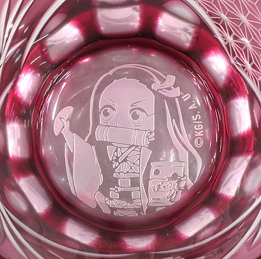 Nezuko Kamado Edo Kiriko Hand made cut glass glass "Demon Slayer ...