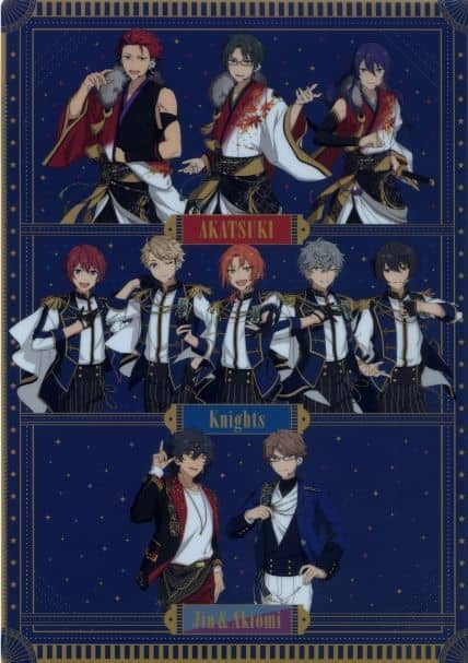 Set A4 double pocket clear file "Blu-ray Ensemble Stars! Starry Stage 4 ...