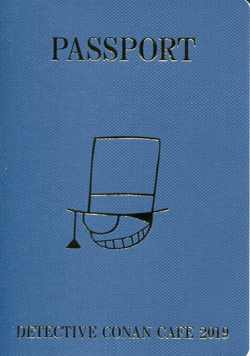 Kaitou Kid (Navy) Passport-Style Notebook with Case 「 Detective Conan ...