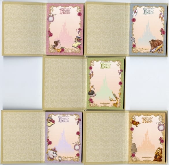 Notebook / notepad Group Memo Set (6 Kinds) "Beauty and the Beast ...