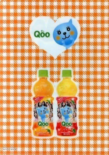 Qoo & TWICE (enclosed in Qoo) A4 plastic trasparent file folder "Qoo" target products Purchase ...