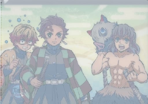 Tanjiro Kamado & Hashibira Inosuke & Agatsuma Zenitsu (horizontal type ...