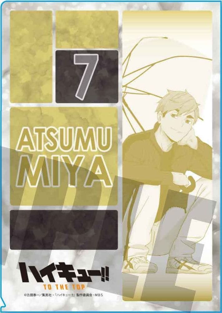 Miyasuke (Haikyu ver.) A4 clear file 3 pockets "RAIN! TO THE TOP ...