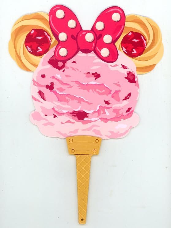 Minnie Mouse Pink Pop Paradise Uchiwa "Disney" Tokyo Disney Resort ...